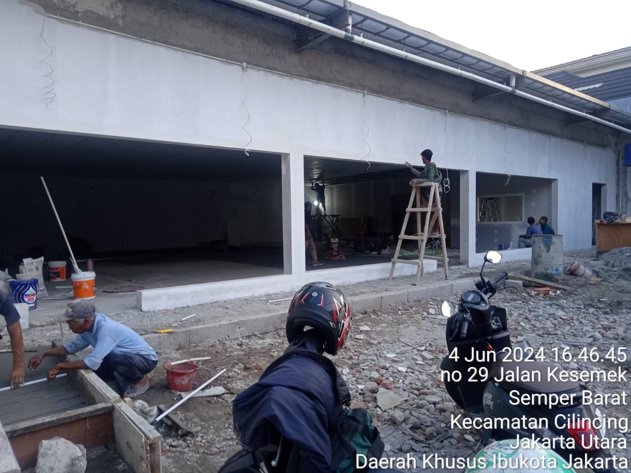 Sudah Disegel ! Bangunan di Jalan Kesemek Semper Barat Cilincing ...